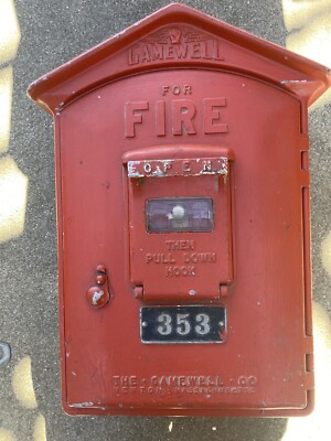 GAMEWELL Fire Alarm Box Vintage | eBay