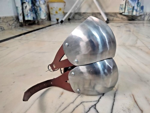 Medieval Elbow Cops Armor Heavy Steel Elbow Guards for Reenactment LARP ...