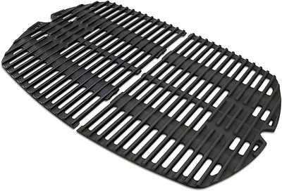 Cast Iron Cooking Grid Grates 17" 2-Pack for Weber 7644 Q100 Q140 Q1000 ...