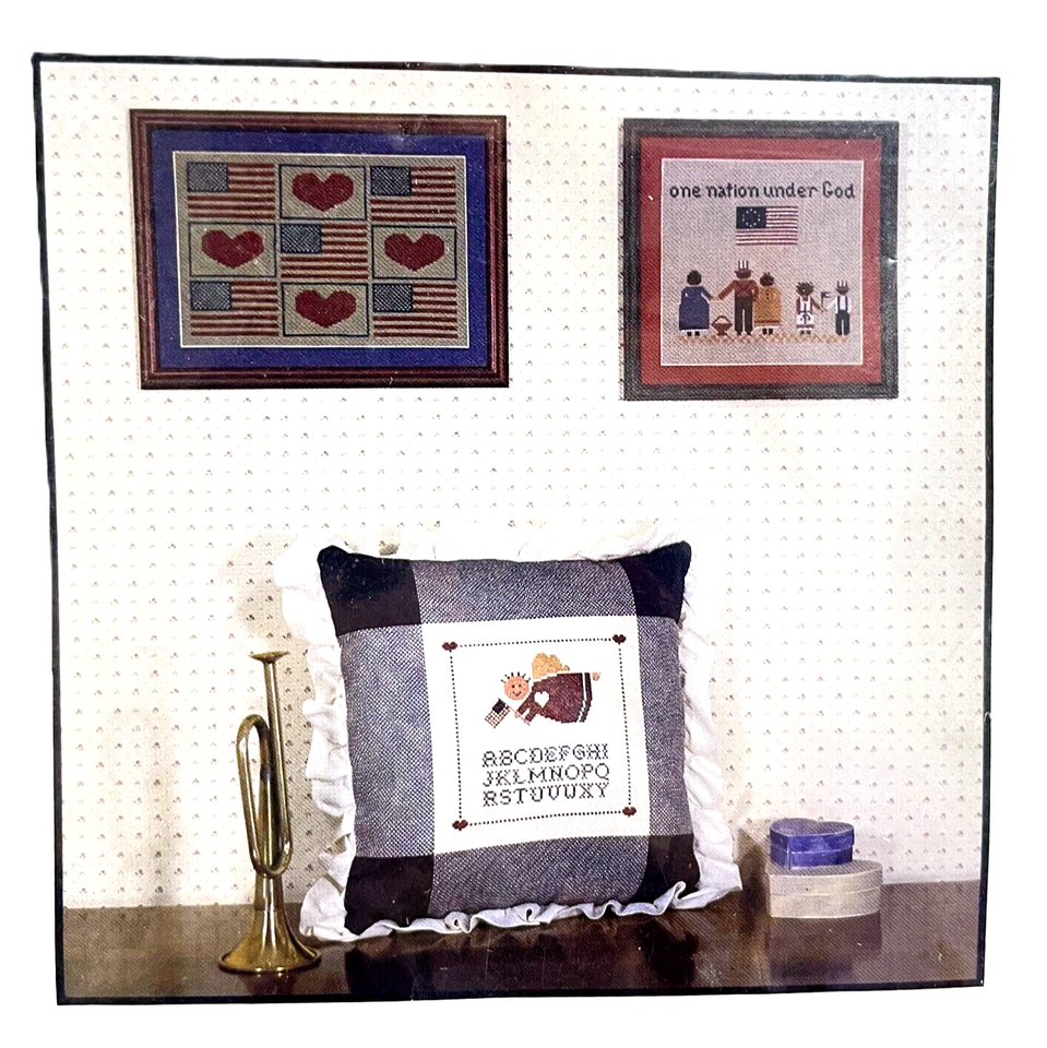 Fanci That 1987 Cross Stitch Pattern Designs FREEDOM SAMPLING Stitchery ...