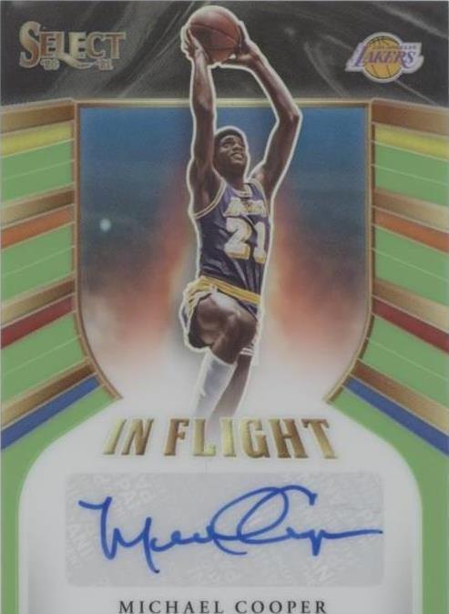 2020-21 Panini Select - In Flight Signatures Michael Cooper #IF-MCP ...
