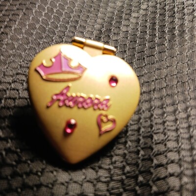 Disney Sleeping Beauty Aurora Princess Hinged Heart Locket Pin 2003 No ...