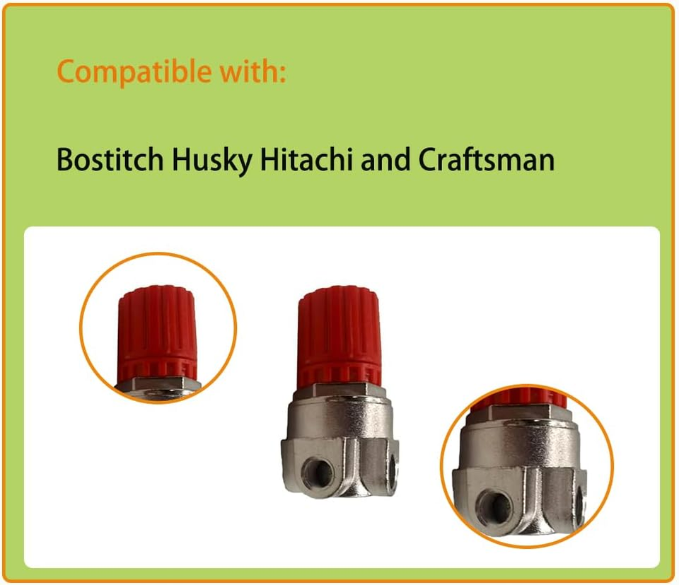 Air Compressor Pressure Regulator for Bostitch Husky Hitachi and ...