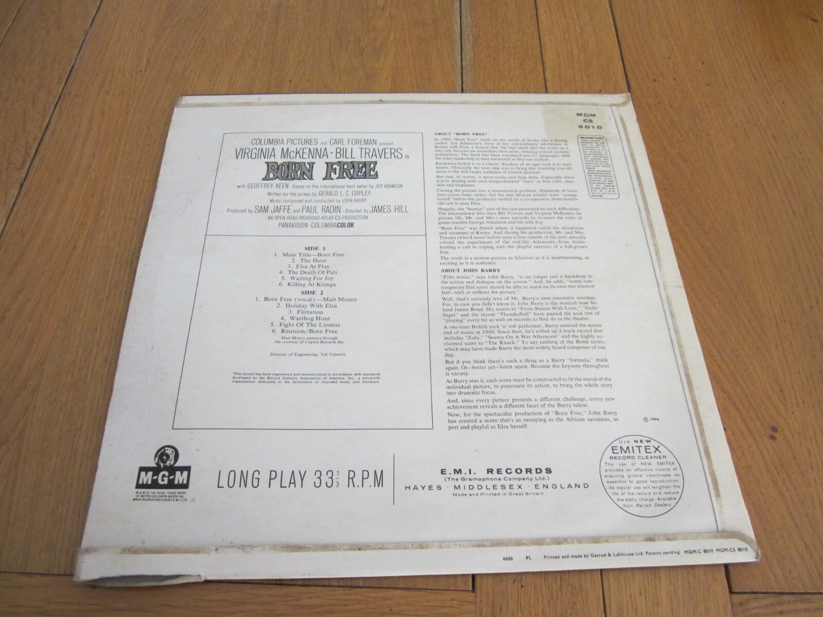 BORN FREE - Soundtrack from the Movie - 1966 UK 12-track Vinyl LP | eBay UK