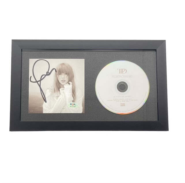 Taylor Swift Signed CD Cover Framed PSA/DNA The Tortured Poets ...