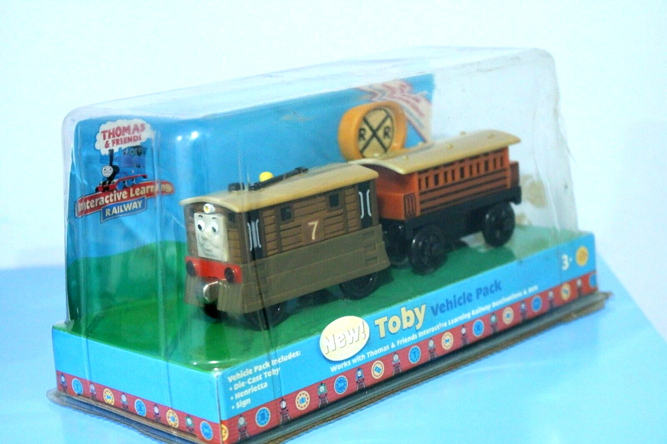 Thomas & Friends Interactive Learning Railway Train HENRIETTA & TOBY ...