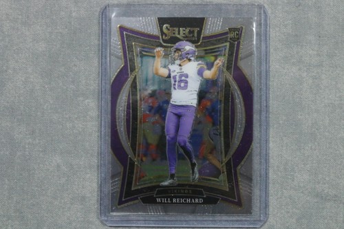 2024 Panini Select Will Reichard RC Minnesota Vikings Concourse No. 21 ...