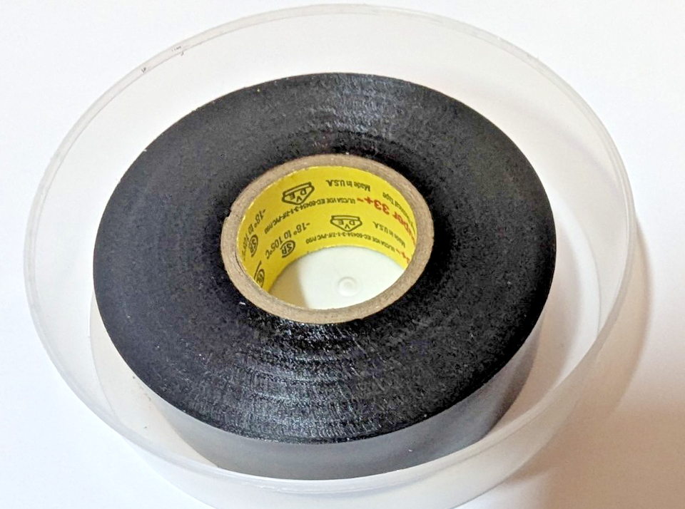 10 Rolls 3M Scotch 06133 Super 33+ Vinyl Black Electrical Tape 3/4" x ...