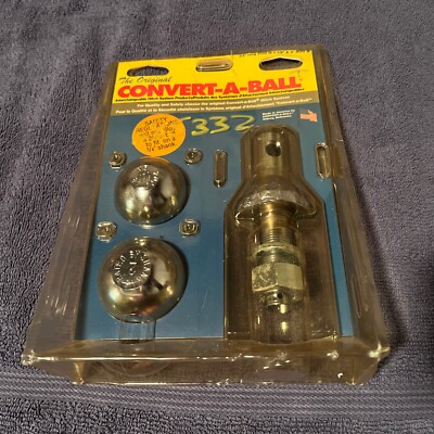 Convert A Ball Universal Nickel Plated 3/4" Shank w/ 1-7/8" & 2" Balls ...