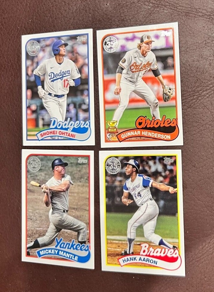 2024 Topps Series 2 - 1989 Topps Baseball Insert Set Builder! Pick! | eBay