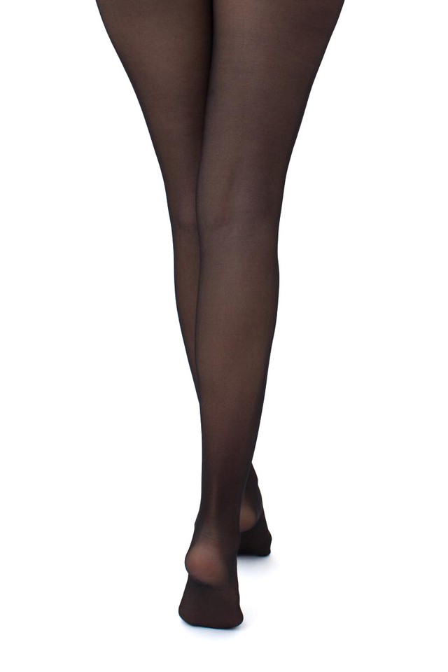 Giulia Intimo Favor 40 Denier Bow Patterned Open Gusset Crotchless ...