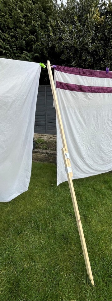 Wooden Extendable Clothes Line Prop | eBay UK
