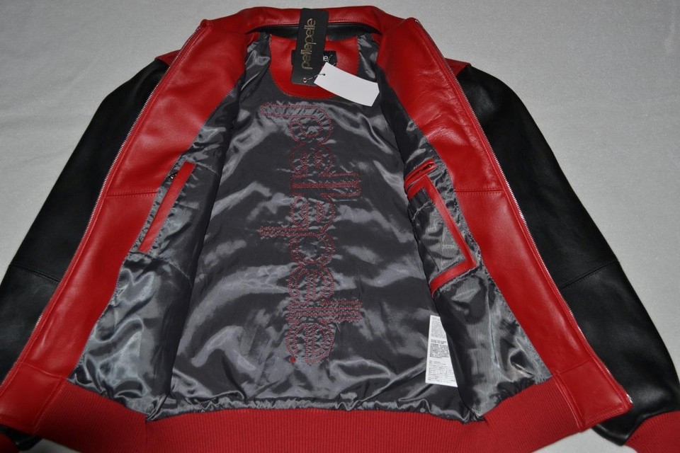 Pelle Pelle Men's LEATHER LEGEND WORLD FAMOUS Jacket RED All Sizes NWT ...