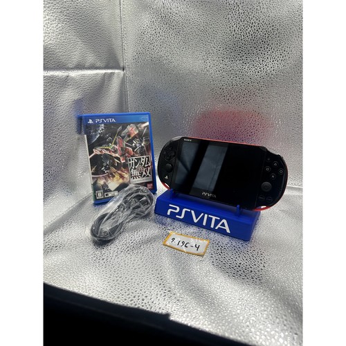 black/red ps vita 2000 w/accessories | eBay
