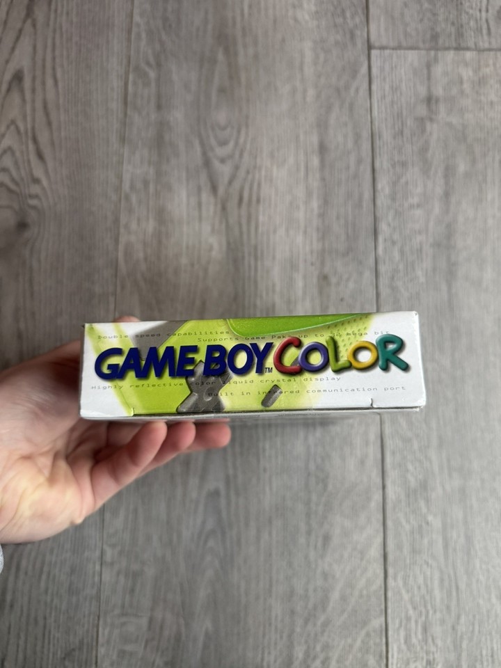 Nintendo Gameboy Color Kiwi Boxed With Manuals and Light | eBay UK