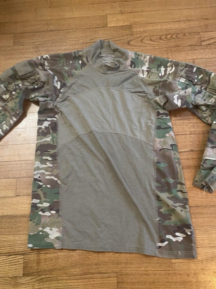 ARMY COMBAT SHIRT FLAME RESISTANT ACS FR Multicam OCP size Large ...
