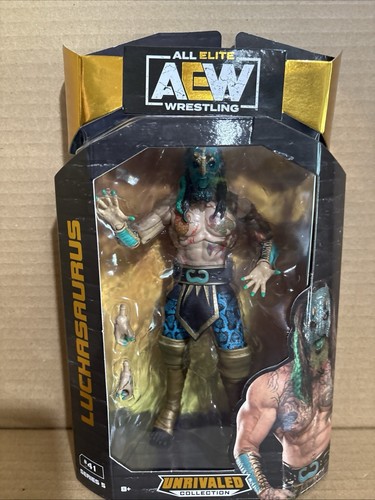 Jazwares AEW Unrivaled Series 5 #41 Luchasaurus Action Figure ...
