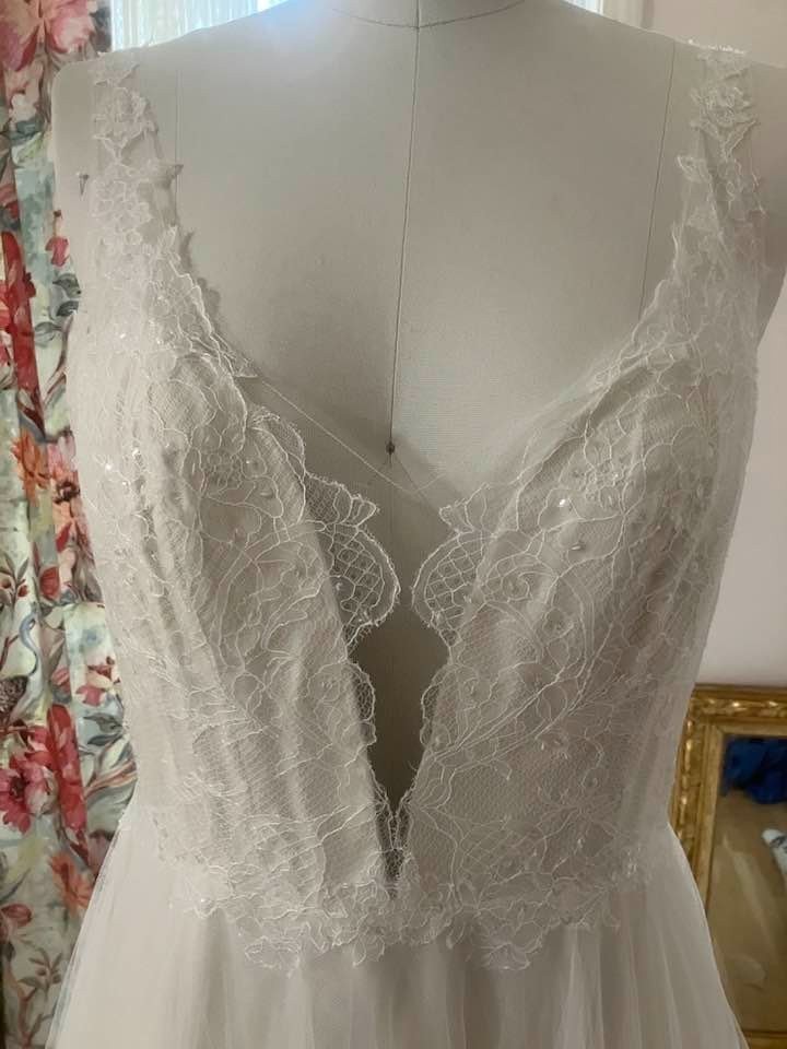 Wtoo Watters Sz 12 Wedding Dress Style #12700B | eBay