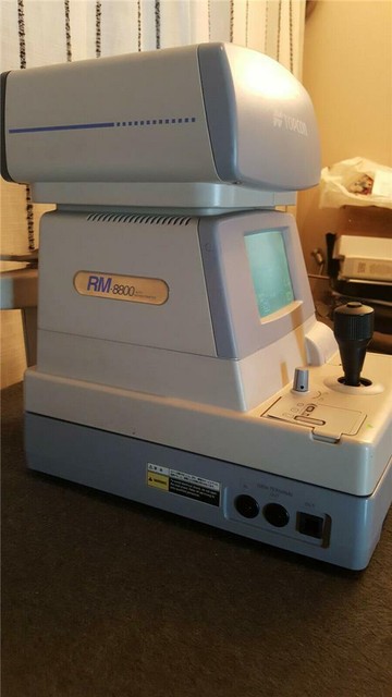 Topcon Rm-8800 Ophthalmic Auto Refractometer for Parts or Repair for ...