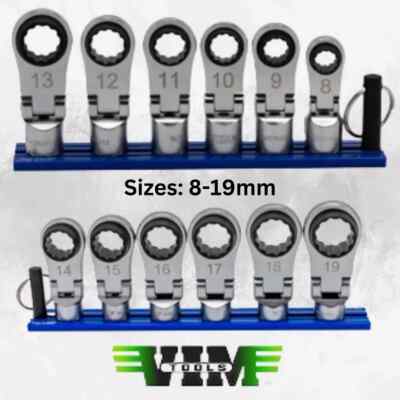 VIM Tools 6 Piece 12 Point Offset, Flex Head - 8mm-19mm (Nora150 + Nora150XL) | eBay