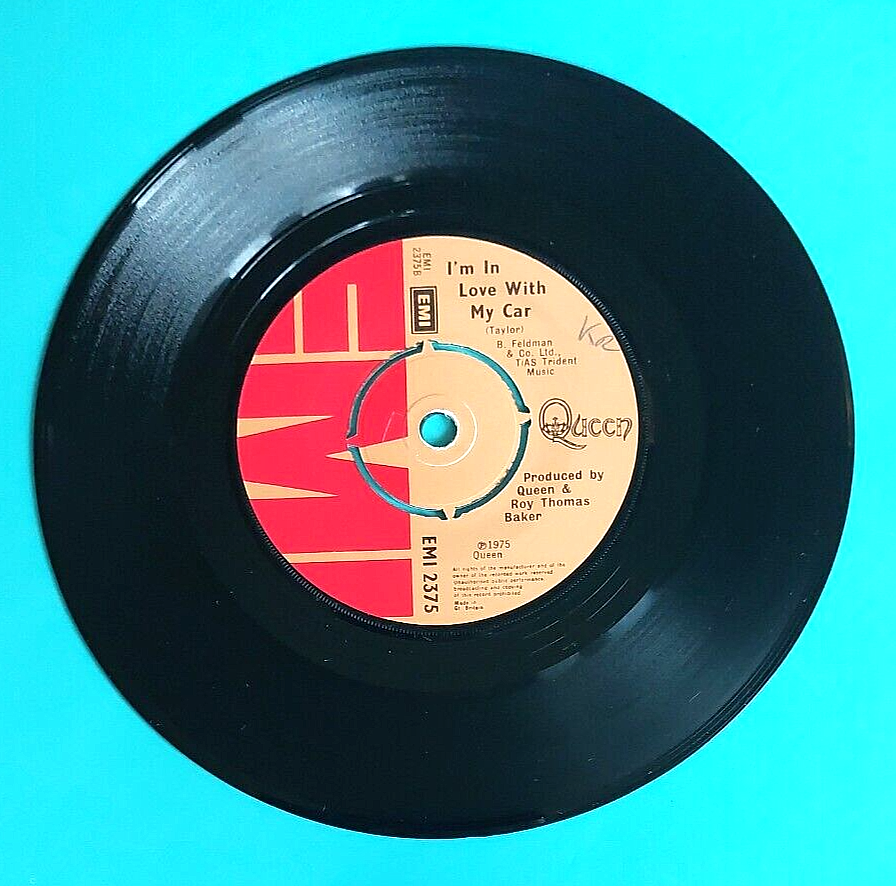 QUEEN - EMI 2375 - BOHEMIAN RHAPSODY / I'M IN LOVE WITH MY CAR 1975 ...