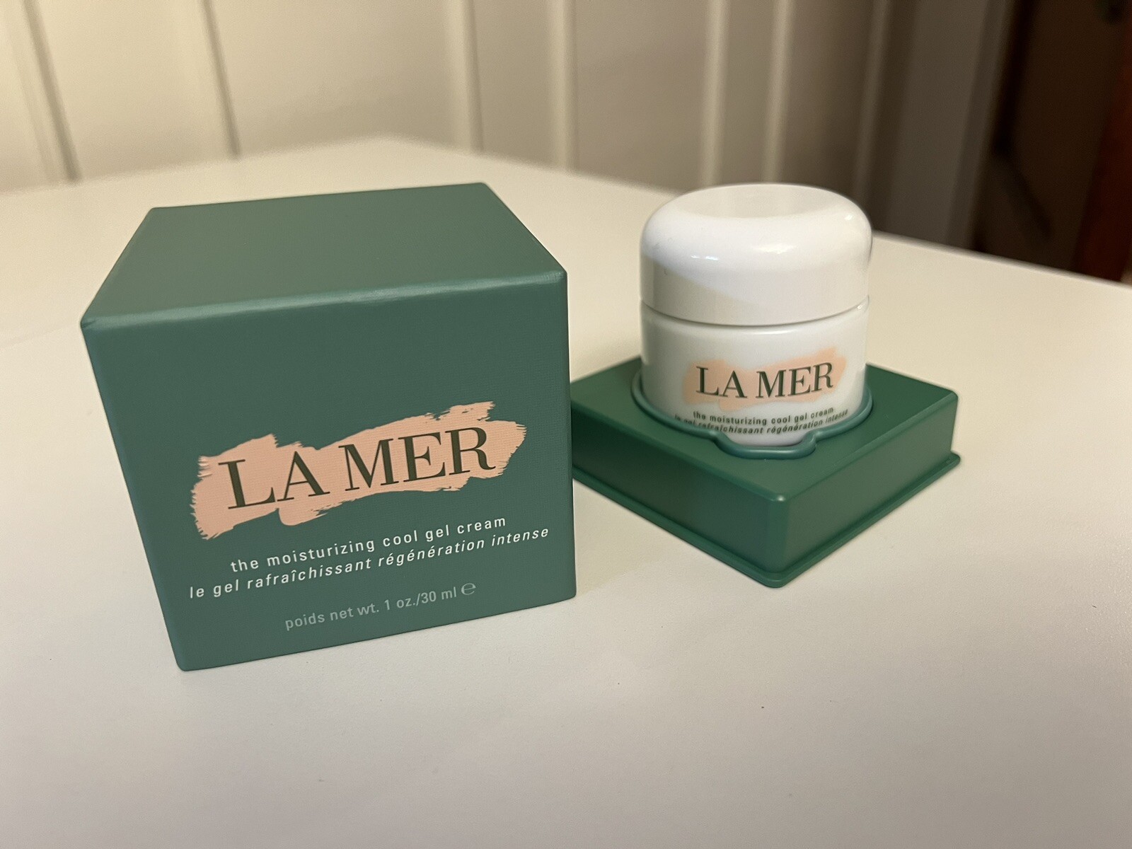 Multiple La Mer empty bottles and jars with original boxes (Description ...