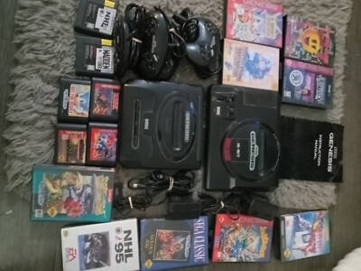 2 Original Sega Genesis Game System and Games | eBay