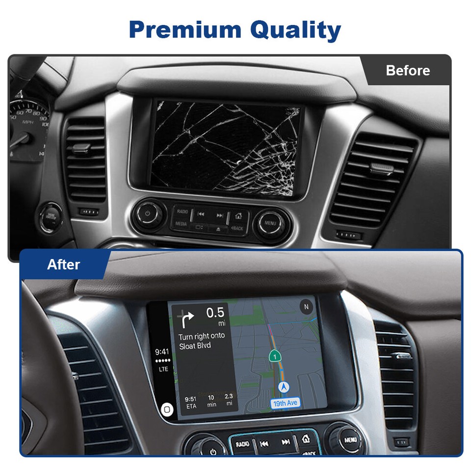 8'' Car Touch Screen Radio LCD Display Replacement For Chevy Colorado ...