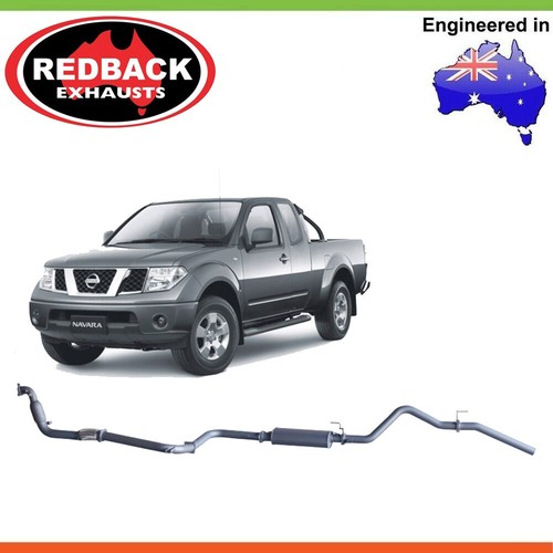 Redback Extreme Duty Exhaust To Suit NISSAN NAVARA D40 RX, ST-X KING ...