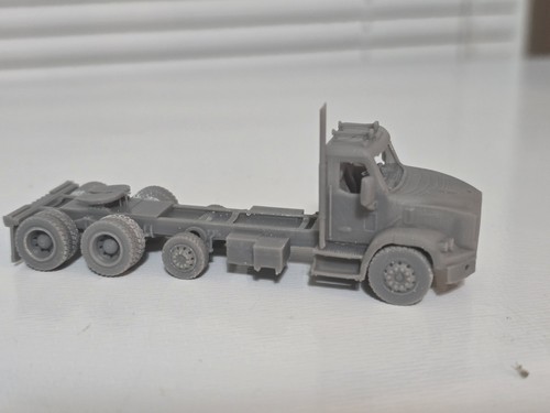 Ho Scale Autocar Dc64 Daycab Lift Axle Semi Tractor Undecorated Kit 3d ...