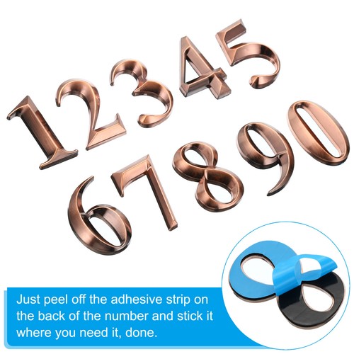 House Numbers 3D Mailbox Numbers 0-9 for Outside, 20Pcs Large Numbers ...