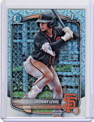 2025 Bowman Chrome Prospects 1st #BCP-147 Jhonny Level Mojo Refractor ...