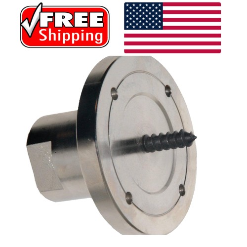 Alloy Steel 3-Inch Faceplate with Hand-Tightened Screw Chuck for ...