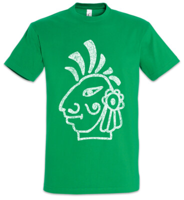 Aztec Head Symbol T-Shirt Aztecs Empire Tattoo American Indians Tribe ...