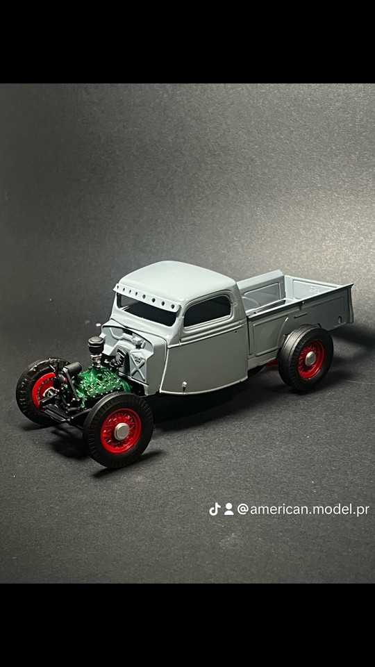 Resin 1/24 Scale 20in “Rat Rod” Style Resin 3d Printed Wheel Set For ...