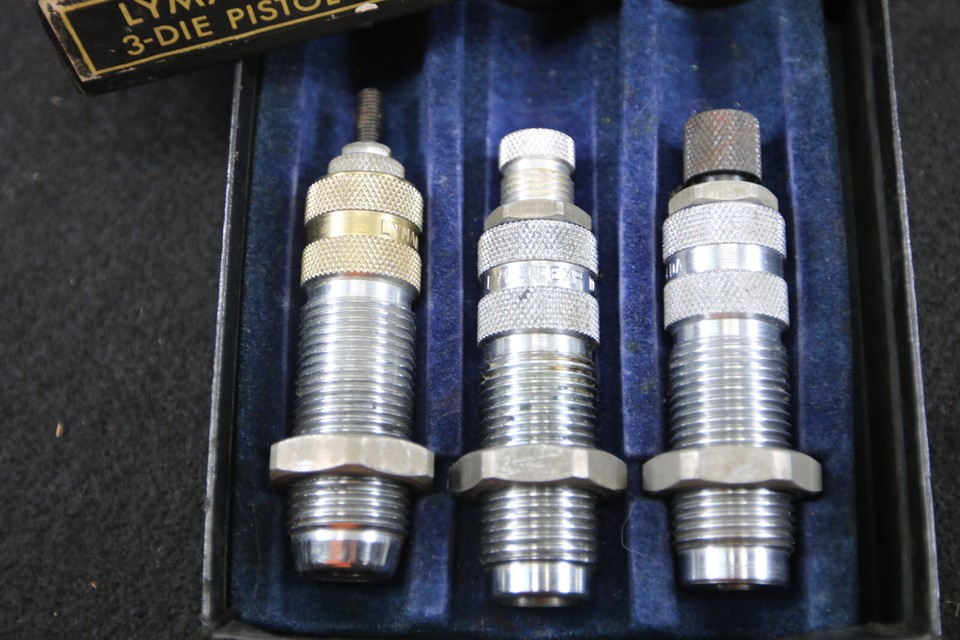 Lyman All American Deluxe 3 Die Set .38 S&W Reloading Target Hunting ...