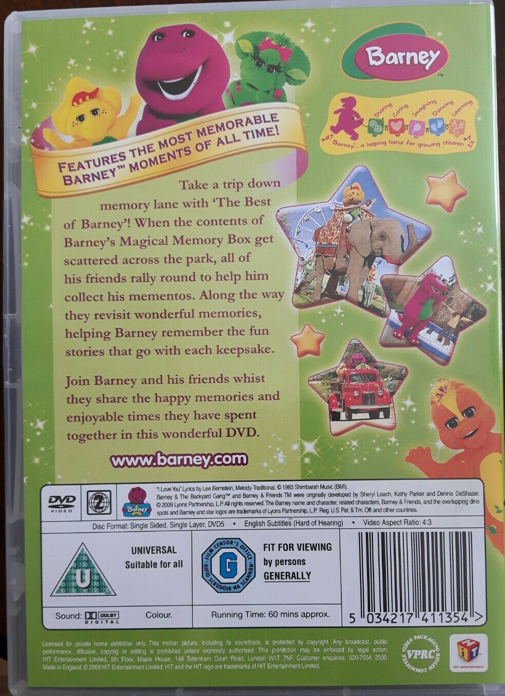 Barney triple pack dvd - Animal, ABC, Top 20 countdown | eBay