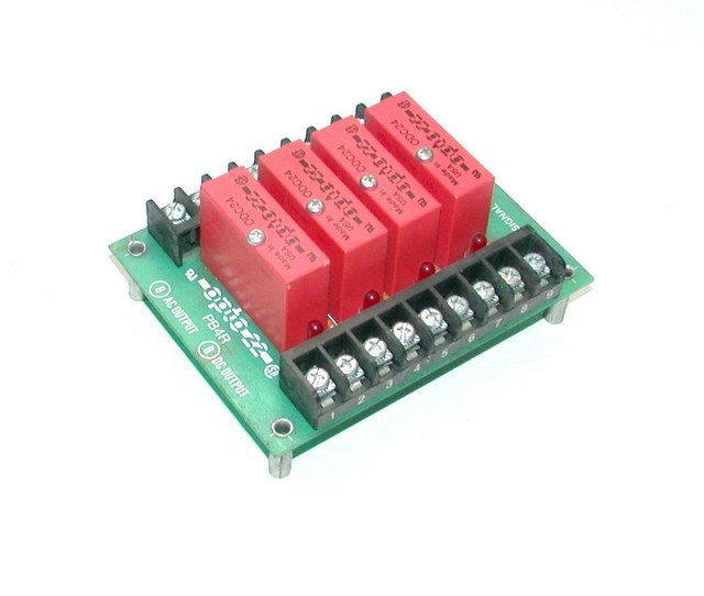 Opto 22 PB4R 4-Channel Solid State Relay Module W/Relays | eBay