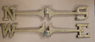 Weathervane Directionals 24'' Brass FOR FULL SIZE WEATHERVANES FITS 3/4 ...