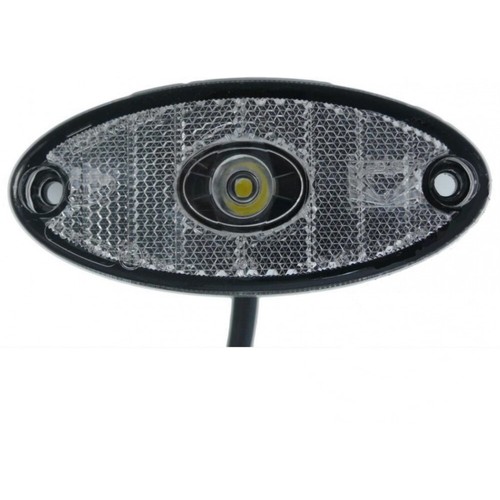 Positionsleuchte Anhänger LED WEISS FLATPO II ASP Umrissleuchte light ...