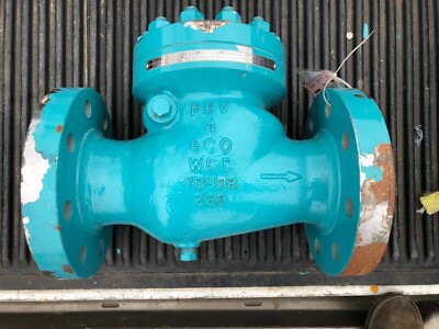 4” Swing Check Valve ANSI 600 Flanged Full Port, P860-11-2236-YY NACE ...