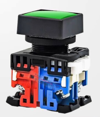 1pcs Fuji Electric Square Push Button Switch AR22F0S-11G AR22FOS-11G ...