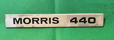 MORRIS 440 - VINTAGE METAL CAR BADGE / EMBLEM - 228 X 32 MM | eBay UK