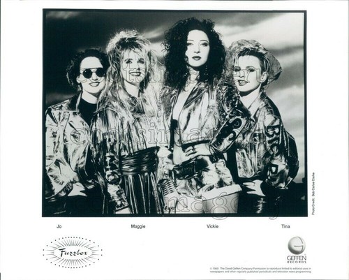 1989 Press Photo Girl Rock Band Fuzzbox 1980s Vix Maggie & Jo Dunne O ...