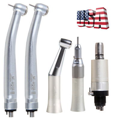 NSK Style Dental Fast High and Slow Low Speed Handpiece 4 Holes | eBay