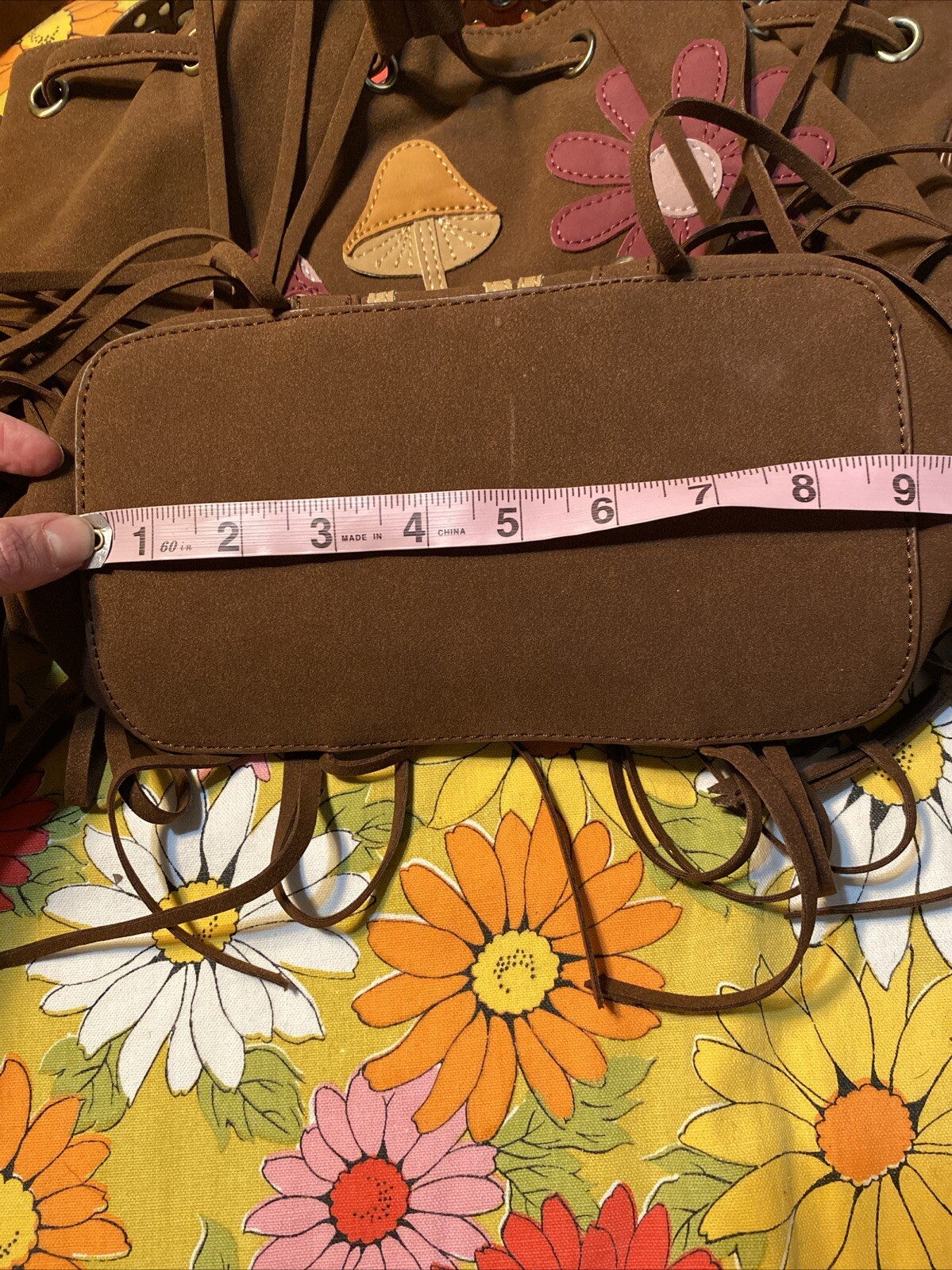 Current Mood Mushroom Purse Vintage Style Fringe Mushroom Handbag | eBay