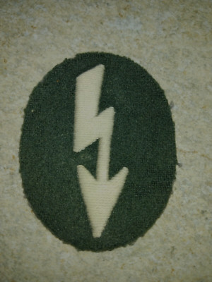 Nice WW2 original German Army Radio Operator Signal Blitz patch | eBay
