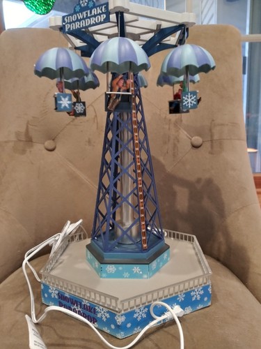 Lemax 34634 Snowflake Paradrop Carnival Ride. READ 773822064788| eBay