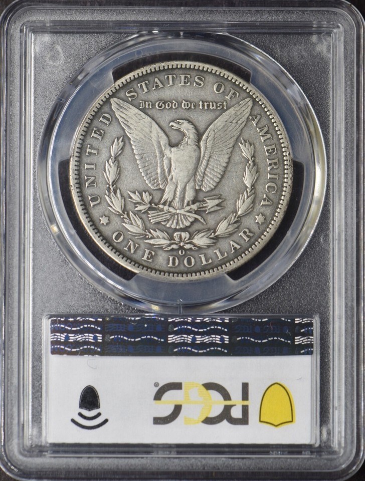 1895-O Morgan Silver Dollar - PCGS VF25 - Gold Shield Label ...