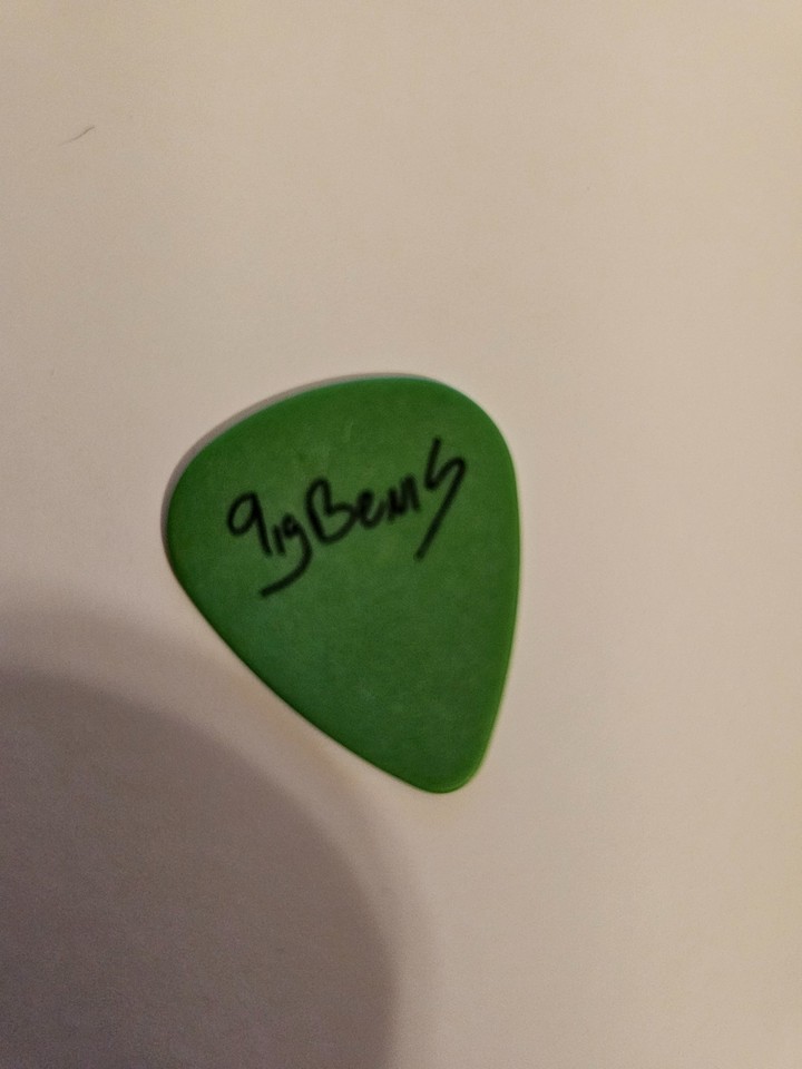 Used, authentic Mushroomhead guitar pick from March 24, 2022 in Cherry ...